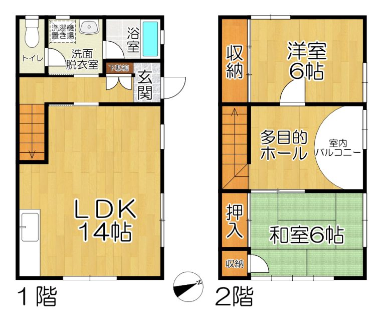 【オススメ賃貸物件】小倉南区徳力1丁目 / メゾネットタイプ | 加来不動産株式会社